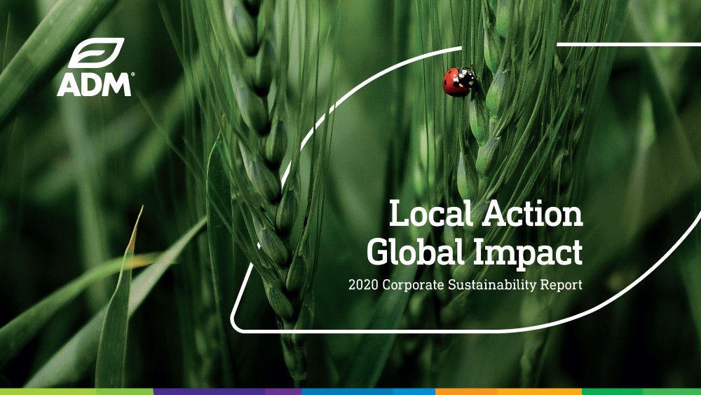 ADM Corporate Sustainability Report - ADM Investor Services