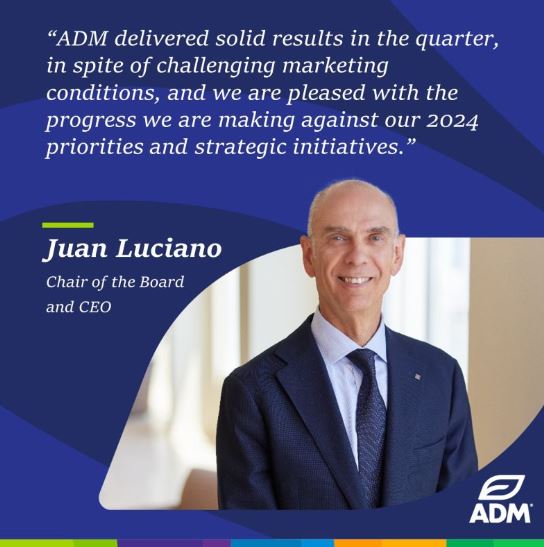 ADM Reports Q2 2024 Results, Affirms Full-Year EPS Guidance - ADM ...