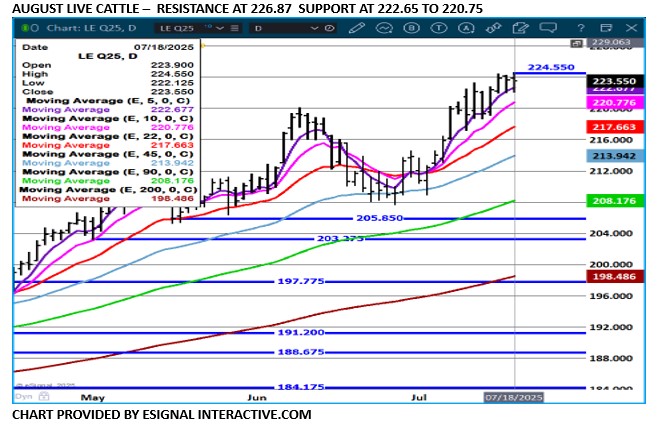Aug Live Cattle Pushing New Contract Highs - Archer Financial Services